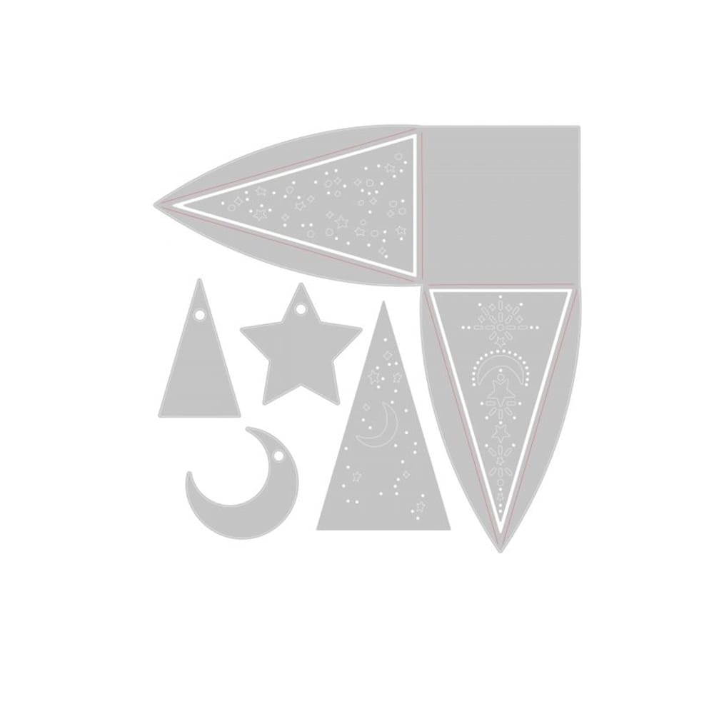 Facas de Corte Thinlits Sizzix - Caixa Celestial — Loja Paint Color